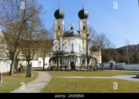 Benediktinerabtei, Kloster Metten, Bayerischer Wald, Bayern ...