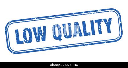 square grunge blue low quality stamp Stock Vector Image & Art - Alamy