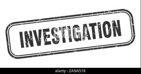 square grunge black investigation stamp Stock Vector Image & Art - Alamy