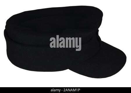 German Army tank crew black kepi World War II period Stock Photo - Alamy