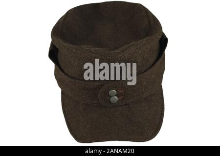 German Army infantry grey kepi World War II period Stock Photo - Alamy