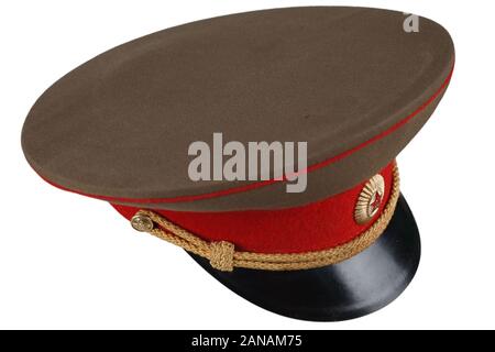 Soviet Army infantry officer forage cap isolated on white background ...