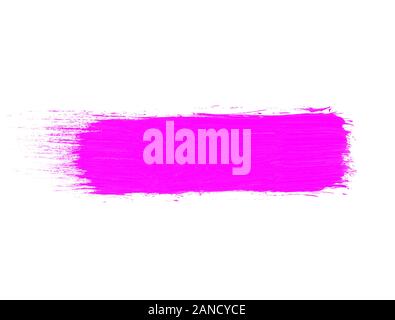 Purple acrylic paint smear isolated on white background Stock Photo - Alamy
