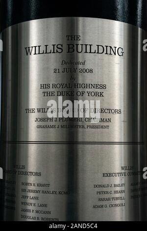 Willis Towers Watson Building, City of London, UK Stock Photo - Alamy