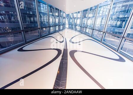 An inside view of Leeza SOHO in Beijing, China, 14 November 2019. Leeza ...