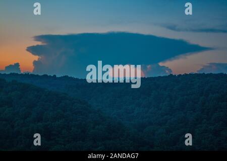 Gorge Overlook Sunset, Mohican State Park, Ohio Stock Photo - Alamy