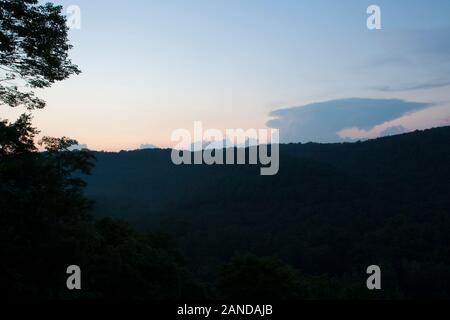 Gorge Overlook Sunset, Mohican State Park, Ohio Stock Photo - Alamy