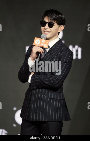 Chinese actor Deng Lun attends a promotional event for Acqua di Parma ...