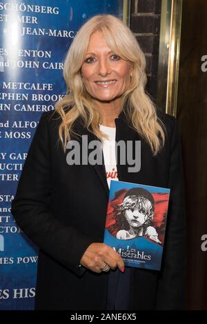 Gaby Roslin attends the Les Miserables' musical, Gala Night at Sondheim ...