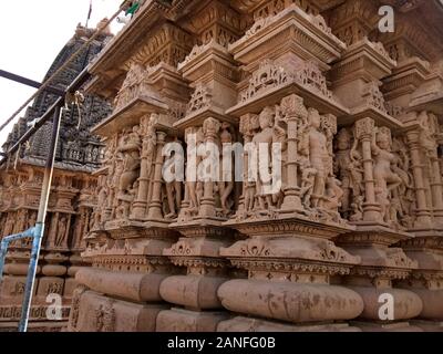 Ancient sculpture made in Osia temple of Rajasthan Stock Photo - Alamy