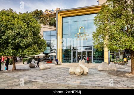 Entrance to shopping mall in Xintiandi district Shanghai China Stock ...
