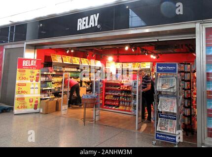 Relay store seen at Málaga–Costa del Sol Airport Stock Photo - Alamy