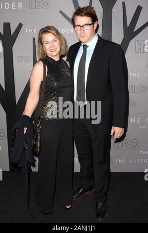 LOS ANGELES - JAN 9: Melissa Braning, Derek Cecil at the "The Outsider ...