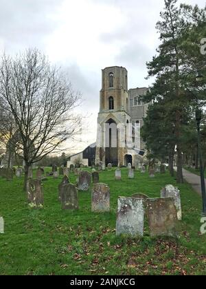 General view of Wymondham Abbey. A dispute between Wymondham Abbey's ...