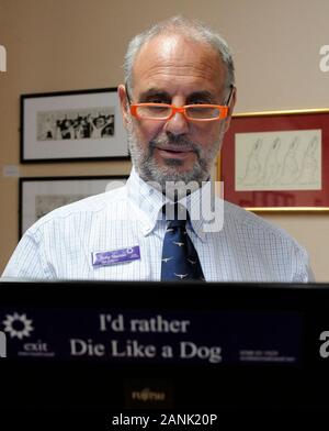 Dr Philip Nitschke director of the pro-euthanasia group Exit ...