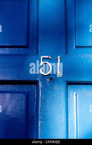 Sign with a number, 51 Stock Photo - Alamy
