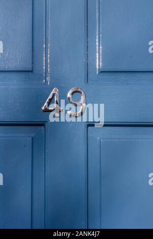 house number 49 Stock Photo - Alamy