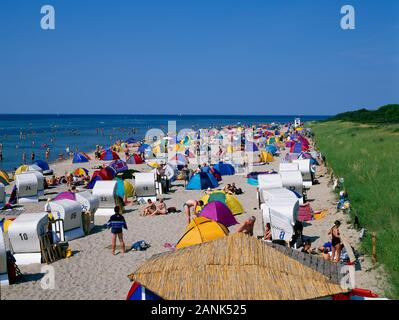 Timmendorf beach, island of Poel, Mecklenburg-Western Pomerania Stock ...
