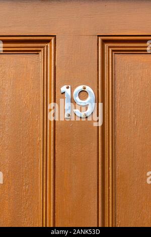 house number 19 Stock Photo - Alamy