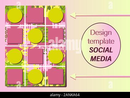 Modern promotion square web banner for social media . vector design ...