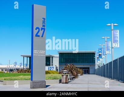 James R Herman Cruise Terminal, Pier 27, San Francisco, CA Stock Photo ...