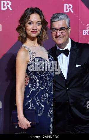 Stephen Sikder with wife Kristin. Bavarian Film Award 2018-Red Carpet ...