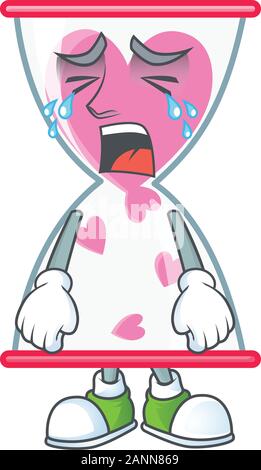 Crying clock character cartoon style Stock Vector Image & Art - Alamy