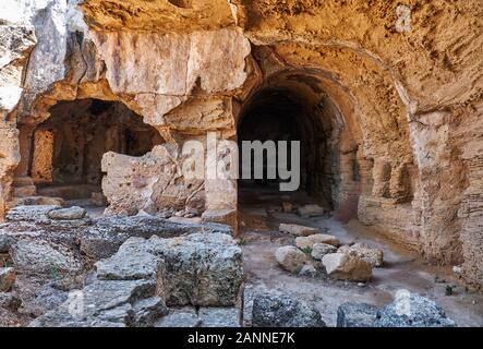 Complex of great catacombs Agios Lambrianos and Agia Solomoni. Paphos ...