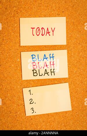 Text sign showing Blah Blah Blah. Business photo showcasing Talking too ...