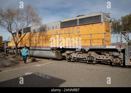 Union Pacific 9950 on display at the Western America Railroad Museum at ...