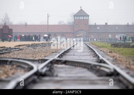 Judenrampe (Jewish ramp) in Nazi German Konzentrationslager Auschwitz ...