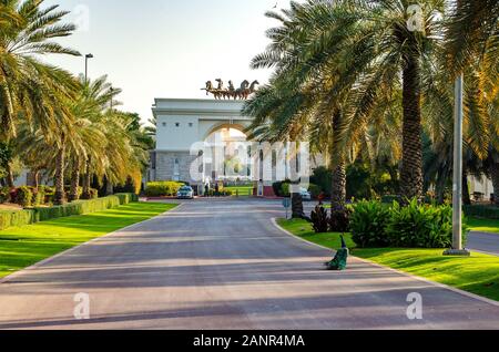 The palace of Sheikh Hamdan bin Rashid Al Maktoum in Dubai Stock Photo ...