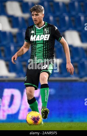 Filippo Romagna of Sassuolo during the Serie A match at Mapei Stadium ...