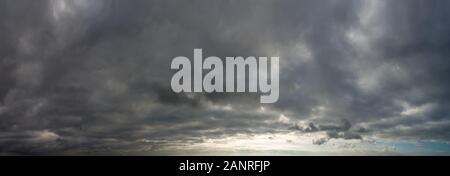 Fantastic dark thunderclouds, sky panorama Stock Photo - Alamy