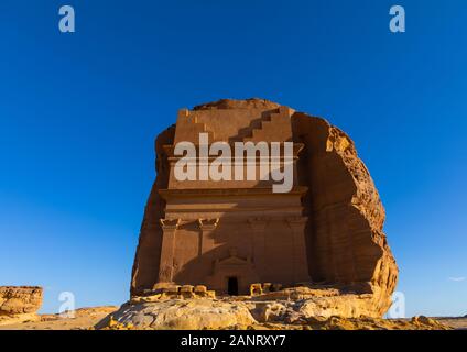 Qasr al-Farid tomb of Lihyan son of Kuza in Madain Saleh, Al Madinah ...