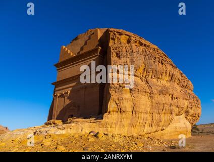 Qasr al-Farid tomb of Lihyan son of Kuza in Madain Saleh, Al Madinah ...
