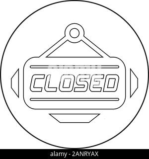 Well organized and fully editable Closed sign, store closed icon for ...