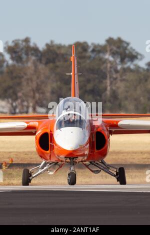 Siai Marchetti S.211 military trainer jet VH-DZJ in the markings of the ...