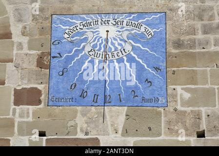 a village square in Winterbach, Baden-Württemberg, Germany Stock Photo ...