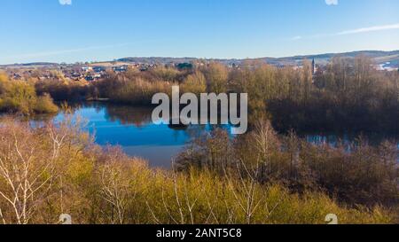 Spring at Mill Lakes in Hucknall Nottinghamshire Stock Photo - Alamy