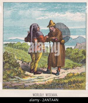 Mr. Worldly Wiseman-Pilgrims Progress Bennett-0035-4 Stock Photo - Alamy