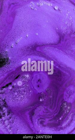 Photo of color experiments with foam and soap bubbles Stock Photo - Alamy