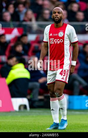 AMSTERDAM, 19-01-2020, football, Johan Cruijff ArenA, Dutch eredivisie ...