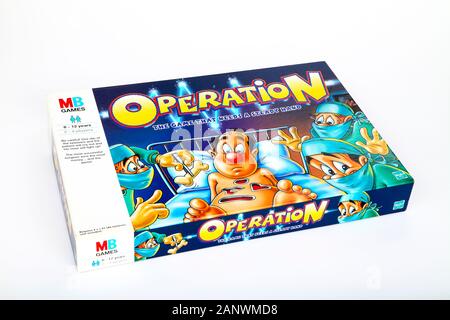 MB games operation isolated on a white background Stock Photo - Alamy