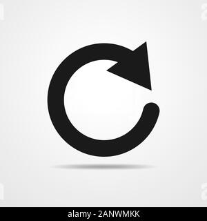 Reload Time vector icon isolated on transparent background, Reload Time ...