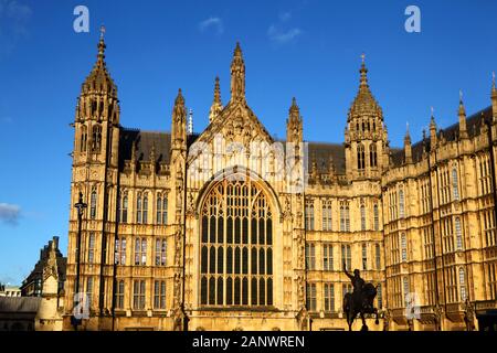 Old Palace Yard and the Victorian Gothic Palace of Westminster, with ...