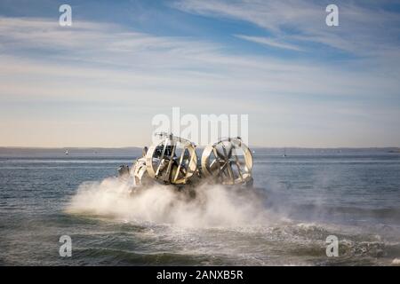 The Hover travel, hovercraft, terminal in Southsea, Portsmouth, England ...