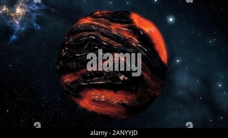 Genesis Birth of a Planet Concept 3D Illustration Stock Photo - Alamy