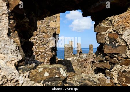 Dunluce Castle, House of Greyjoy, Game of Thrones Stock Photo - Alamy