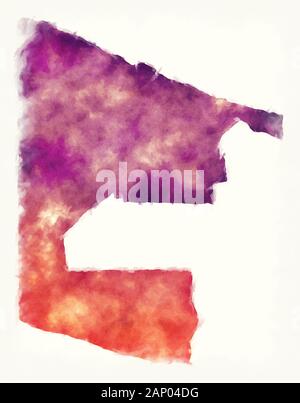 Sandaun, province of Papua New Guinea. Diagram showing the location of ...